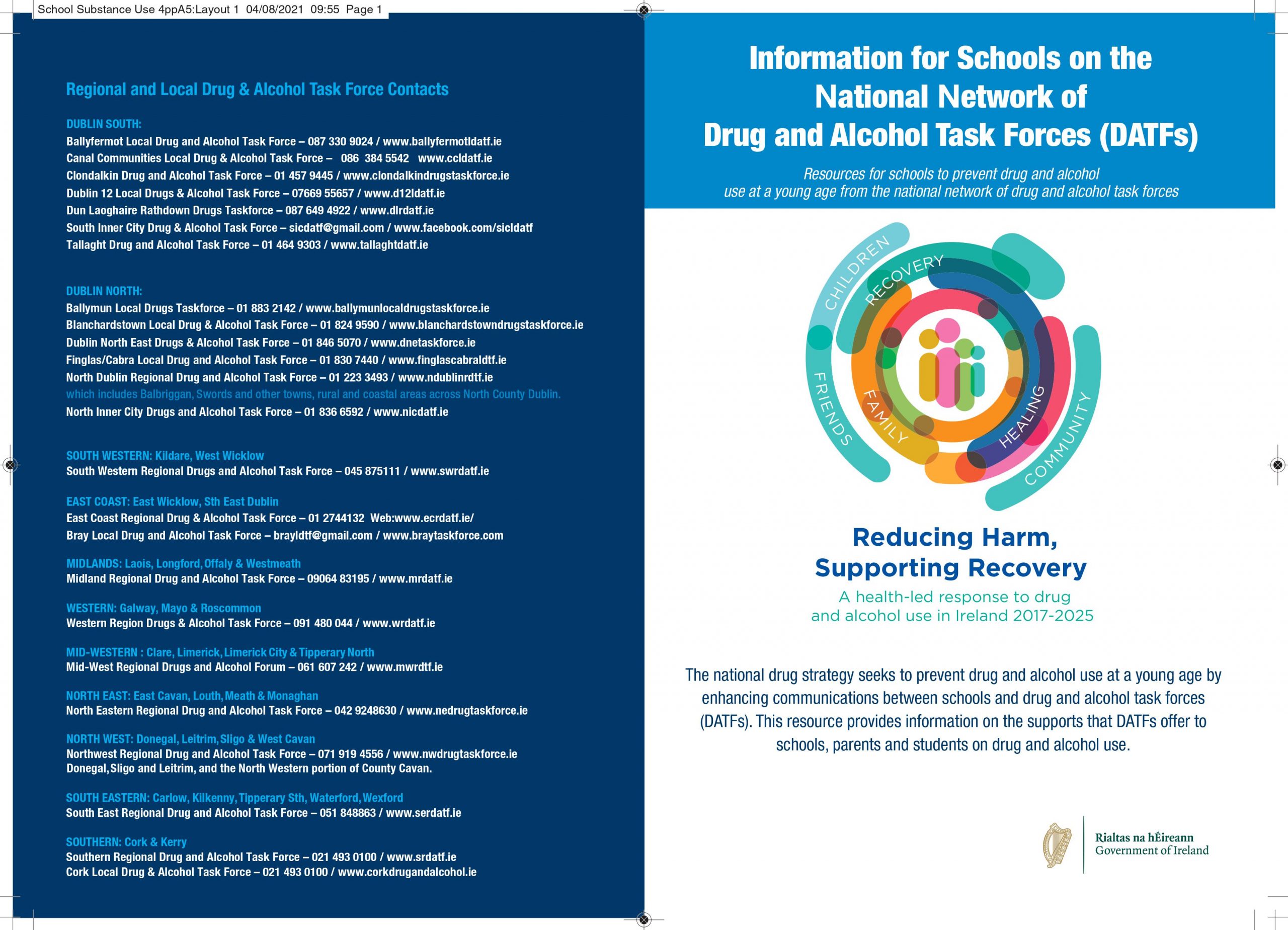 Information for Schools on the National Network of Drug & Alcohol ...